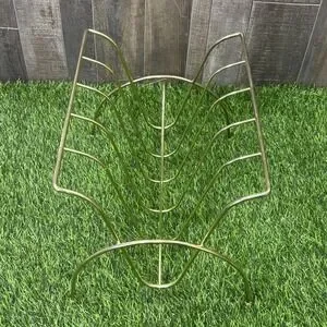 Media | Vintage Atomic Mcm Brass Wire Magazine Rack Record Holder Mid ...
